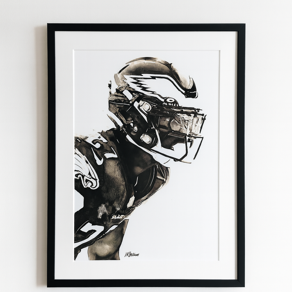 Quinyon Mitchell 18x24 Limited Edition Watercolor Print – Michael ...