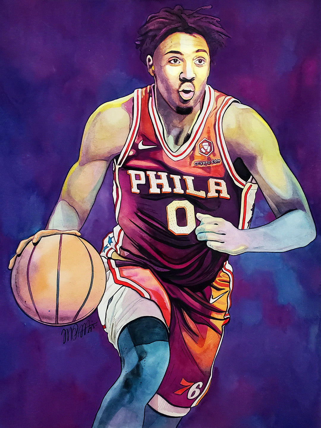 Tyrese Maxi – Michael Pattison Sports Art